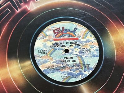 LEMON 12" FREAK ON ~YELLOW VINYL~ | eBay