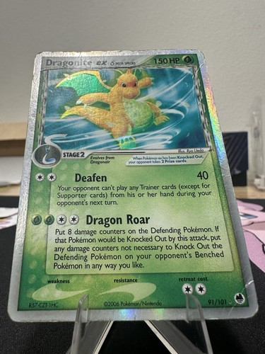 Dragonite ex (Delta Species) EX Dragon Frontiers Holo Rare 91/101 ...