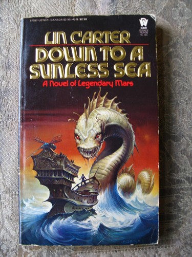 Lin Carter - Down to a Sunless Sea (The Mysteries of Mars) - 1984 ...