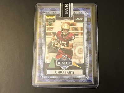2024 Panini Instant NFL Draft Night Blue #25 Jordan Travis Rookie RC 4/ ...