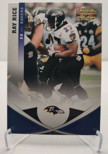 2011 Panini Gridiron Gear #28 Ray Rice Baltimore Ravens football card ...