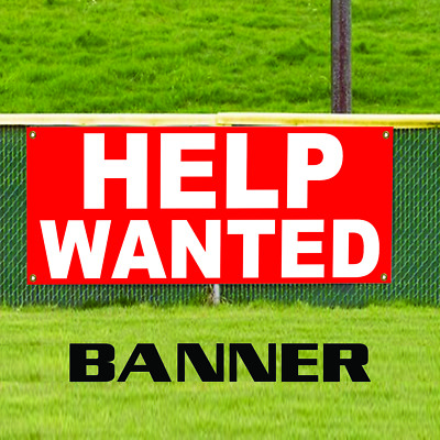 Help Wanted Vinyl Banner Inquire Within Recruitment Business ...