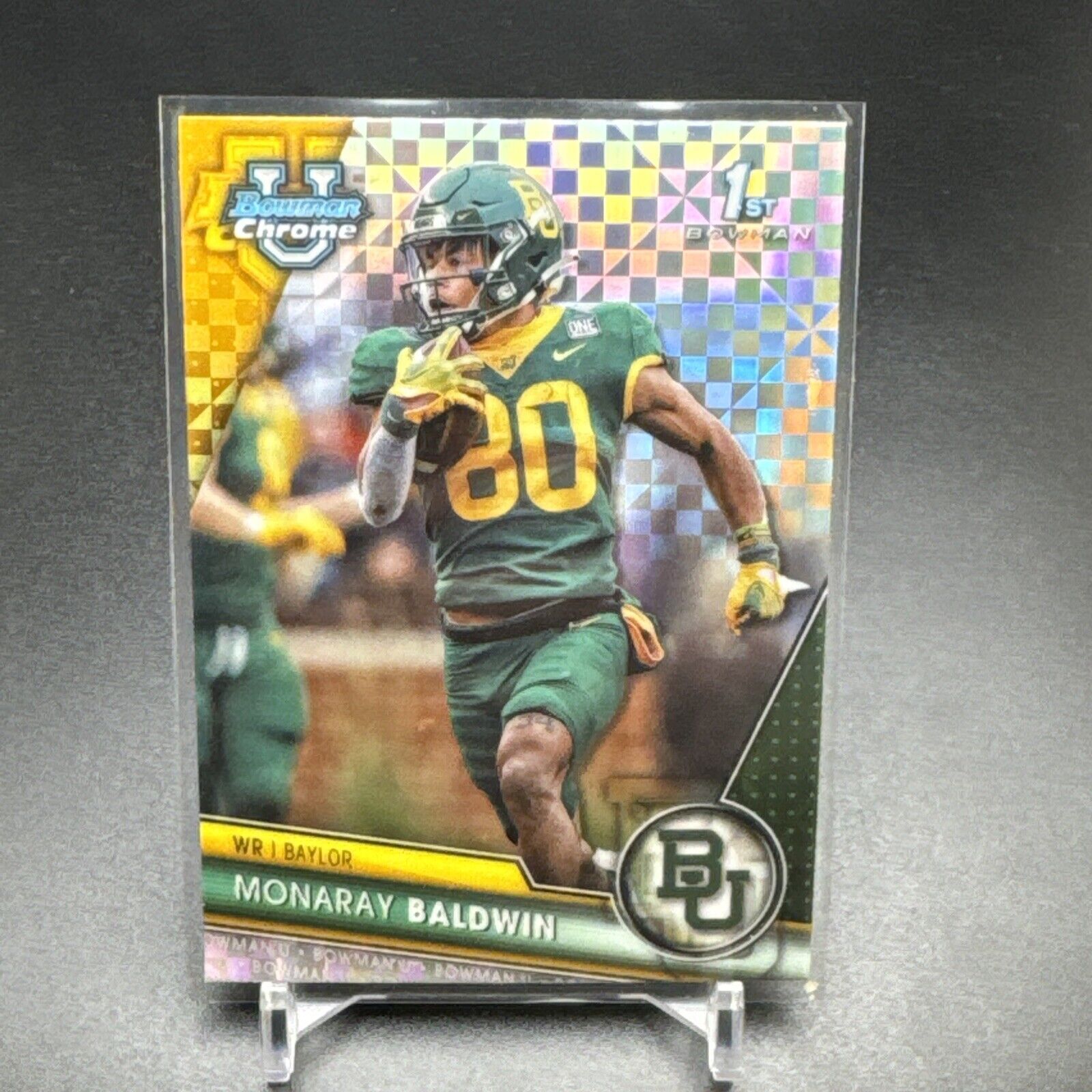 2023 1st Bowman Chrome U #19 Monaray Boldwin X-Fractor Baylor Bears | eBay