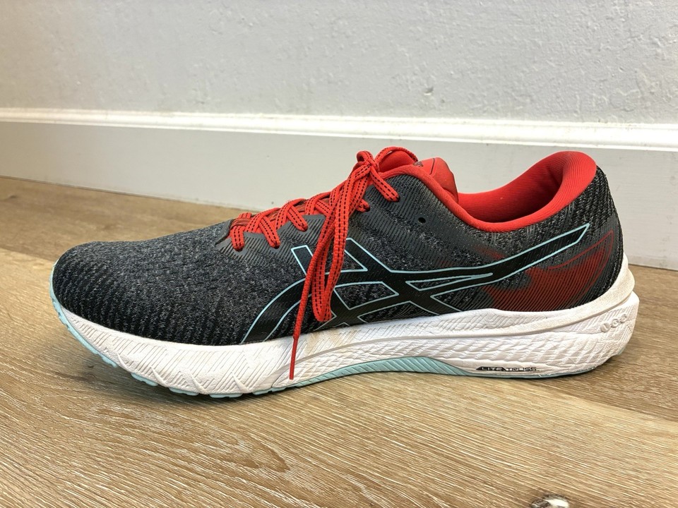 ASICS GT 2000 10 Metropolis Graphite Grey Red Running Mens Shoes Size ...