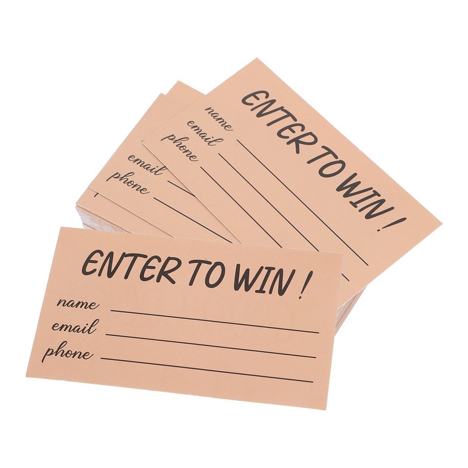300 Pcs Blank Voting Tickets Entry Form Cards Party Raffle Ballot | eBay