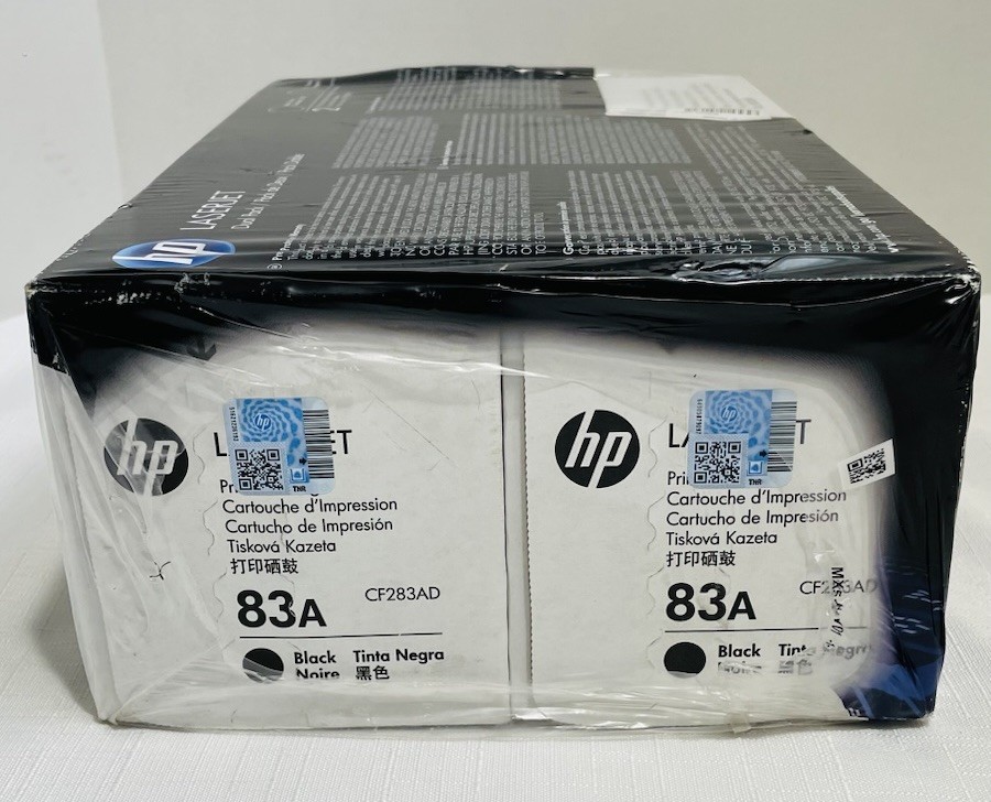 HP 83A (CF283AD) Black Original LaserJet Toner Cartridge - 2 Pack | eBay