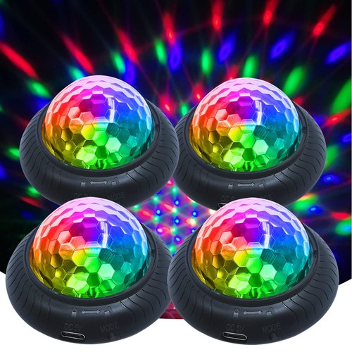 Disco Party Light Night Light 2 in 1 Flashes with Music Sound Activated Multi... | eBay