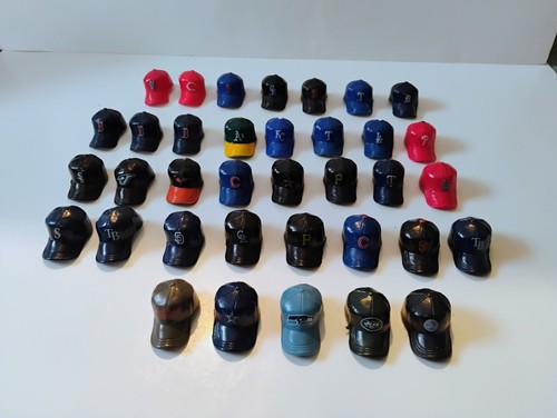 MAJOR LEAGUE BASEBALL MLB MINIATURE 2" PLASTIC HATS CAPS GUMBALL LOT | eBay