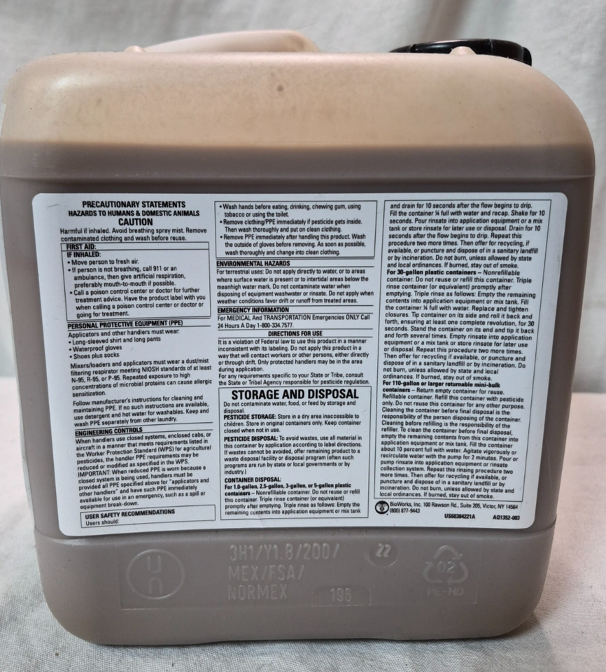 BioWorks Cease Foliar Disease Control/Microbial Fungicide and ...