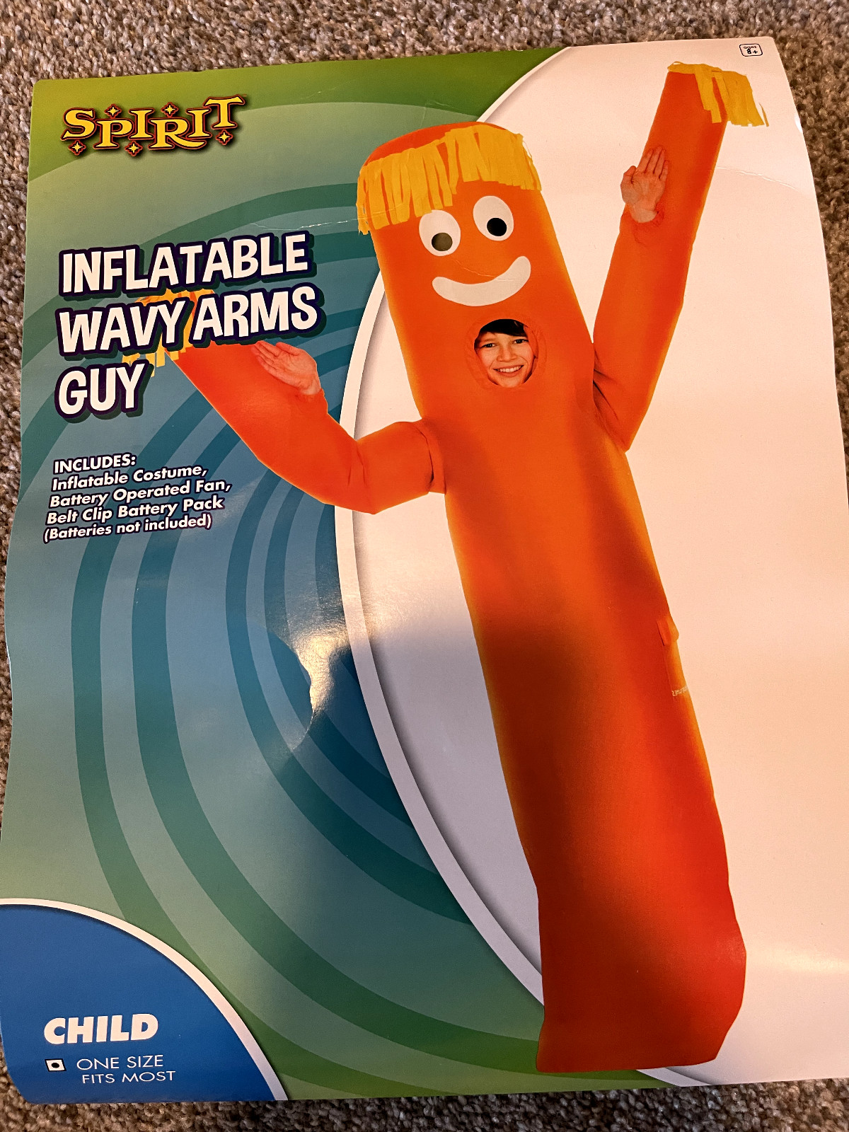 Inflatable Wavy Arms Guy Spirit Costume Child Size Ha… - Gem