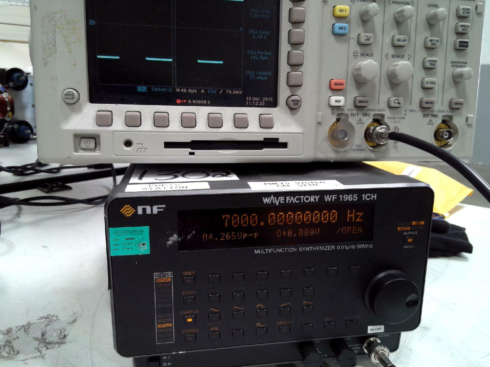 NF Wave Factory WF 1965 1CH 0.01uHZ-50MHz Multifunction Super ...