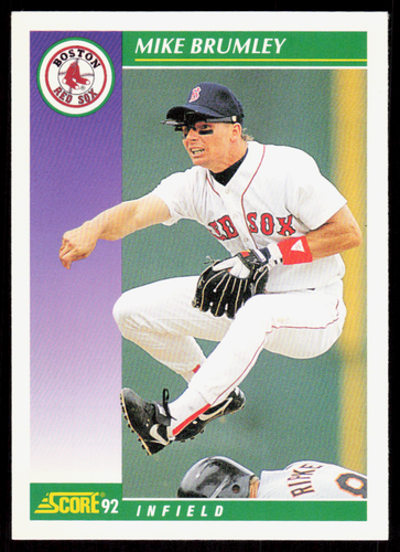 1992 Score 363 Mike Brumley Boston Red Sox | eBay