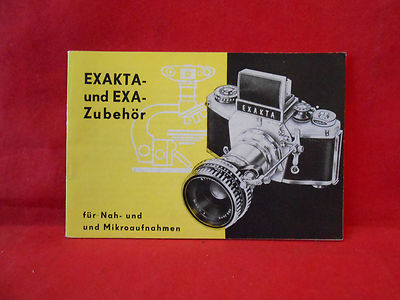 Bedienungsanleitung Exakta und Exa Zubehör für-Nah-und Mikroaufnahmen ...