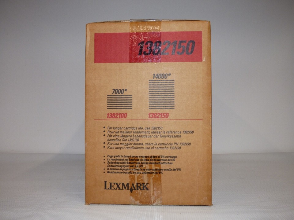 1382150 Black Toner Cartridge for Lexmark Optra R Rt Lx Lxi 4030 IBM ...