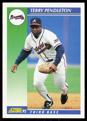 1992 Score 18 Terry Pendleton Atlanta Braves | eBay