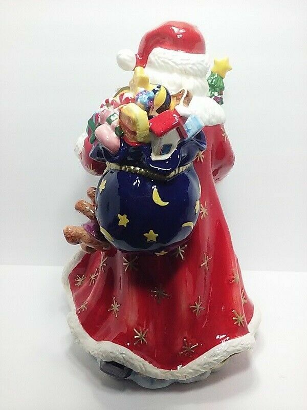 Christmas Celestial Santa Claus 16" Statue Figure Ceramic Centerpiece ...