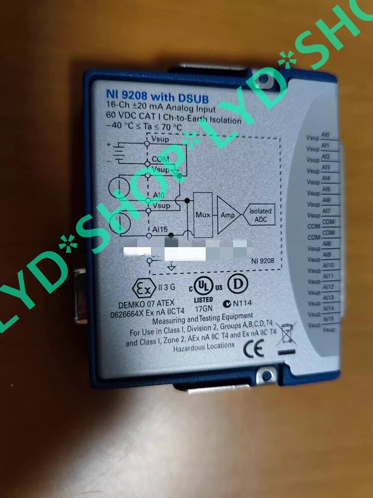1pcs For NI-9208 NI 9208 with DSUB module | eBay