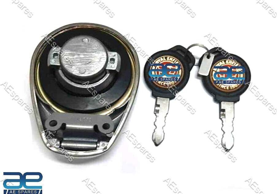 Fuel Gas Petrol Tank Cap + 2 Keys For Royal Enfield Classic Bullet 350 ...