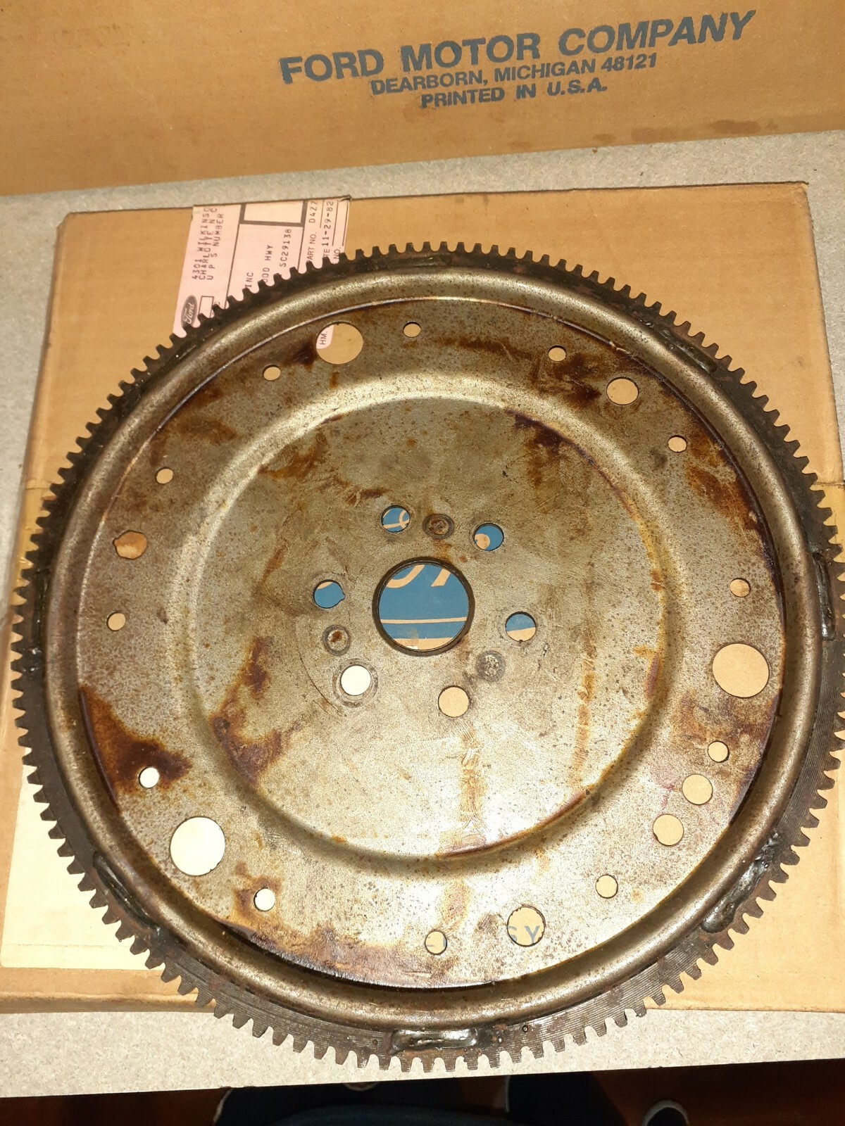 Ford NOS Automatic Flexplate Flywheel D4ZZ-6375-D | eBay