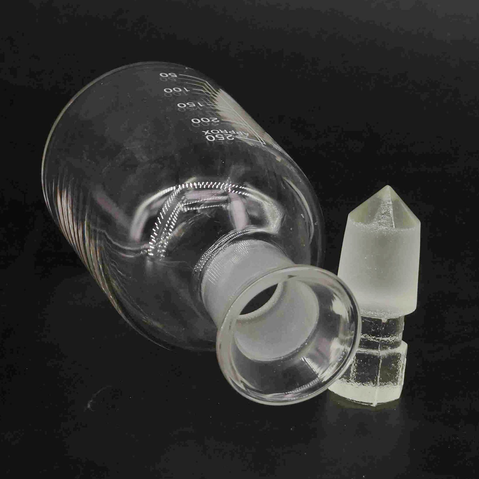 125/250/500/1000ml Glass Graduated Line Dissolved Oxygen Bottle Reagent ...