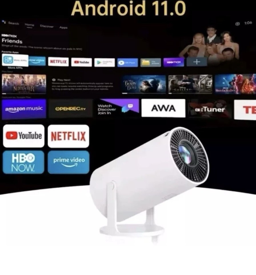 Magic Cube Smart Projector HY300 Pro 4K | eBay