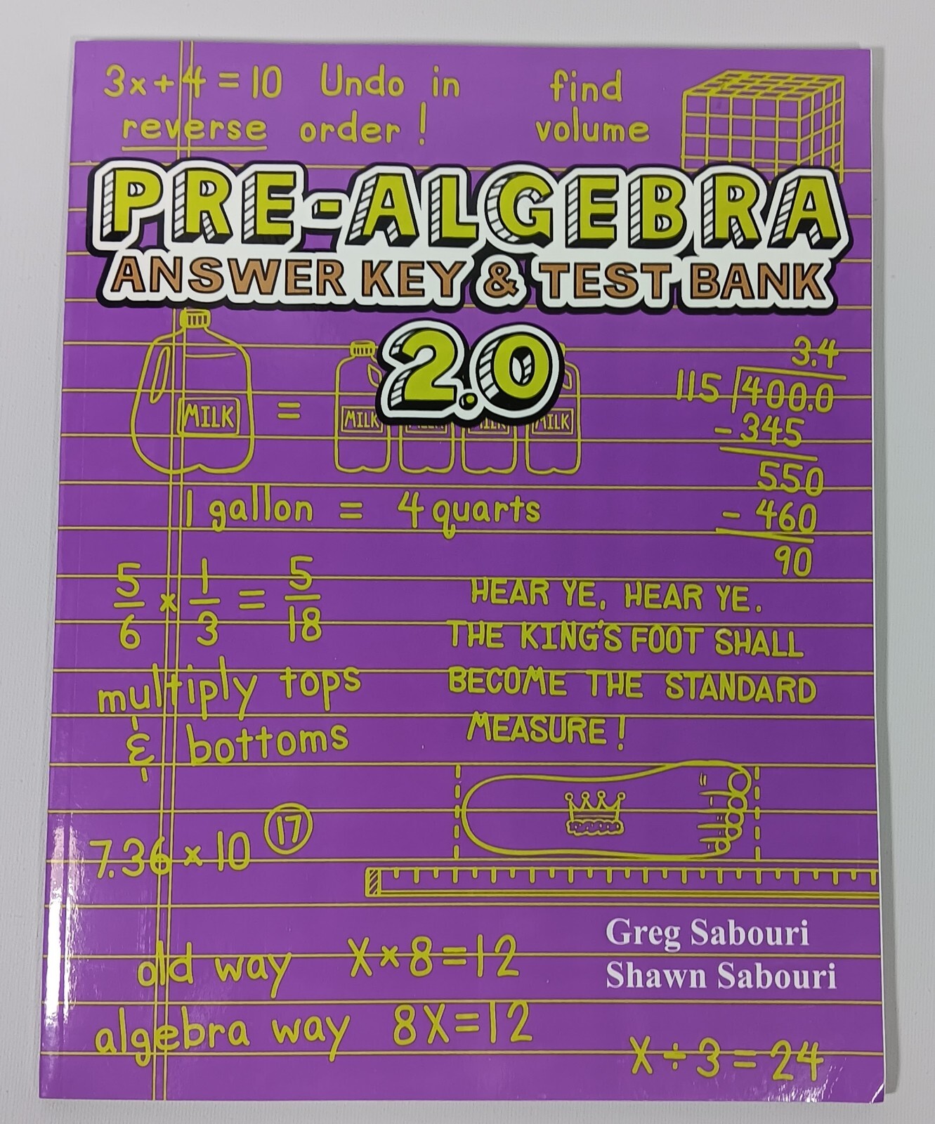 Pre-Algebra : A Teaching Textbook by Greg Sabouri and Shawn Sabouri ...