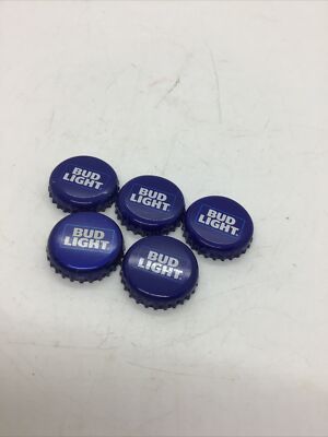 Bud Light - Beer Bottle Caps - Lot Of 5 - Twist Off No Dents | eBay