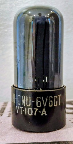 National Union 6V6GT Gray Glass Vacuum Tube VT-107-A tested @ 89 on B&K ...