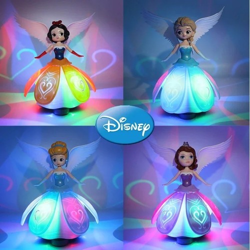 Rotating Princess Electric Spinning Dolls Singing Dancing Wings Kids ...