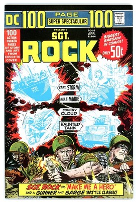 DC 100 Page Super Spectacular #16 VERY FINE Joe Kubert cover- back ...