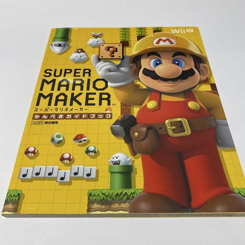 Super Mario Maker Perfect Guidebook Nintendo Luigi Bowser Peach ...