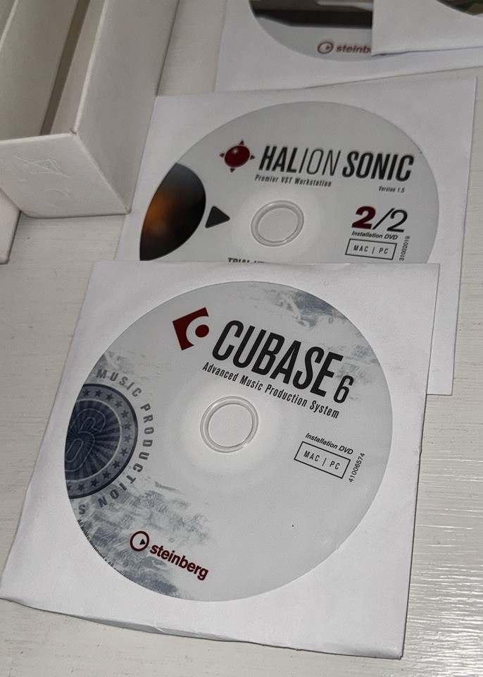 Steinberg Cubase Artist 6 Music Production System PC DAW Software DVDs ...