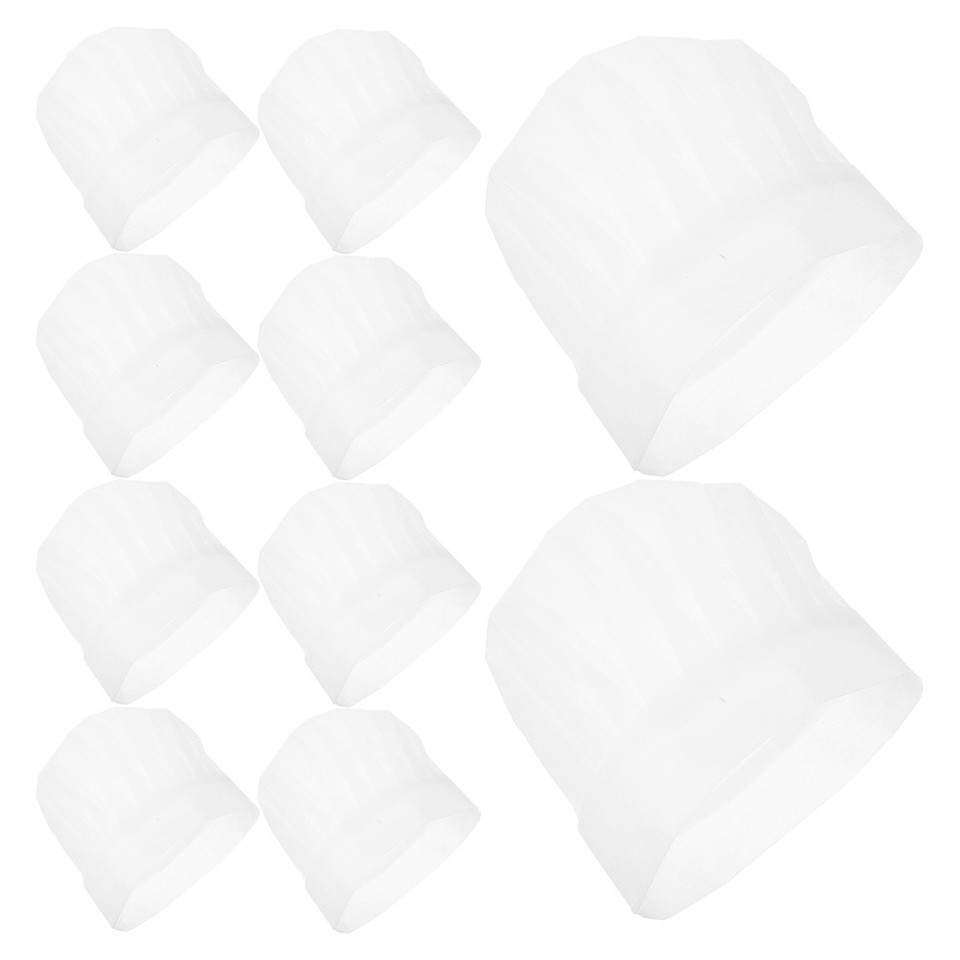 20 Pcs Unisex Reusable Chef Caps For Restaurant Cooking And Baking ...