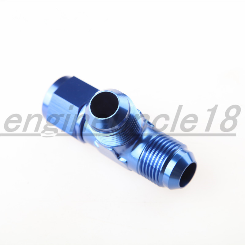 AN4 AN6 AN8 AN10 AN12 Female To Male Swivel On Run Tee Fitting Adaptor ...