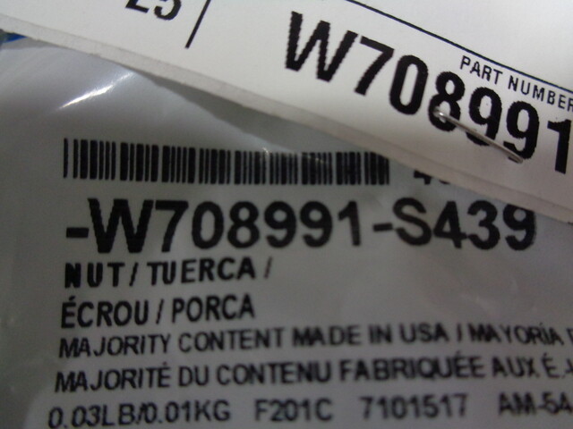 Ford OEM Fender Liner Nut W708991S439 Image 10 for sale online | eBay