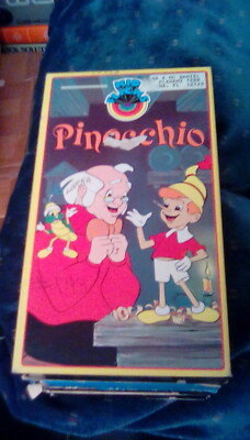 Pinocchio RARE Interglobal Video Kid Flicks (1989) VHS cartoons ...