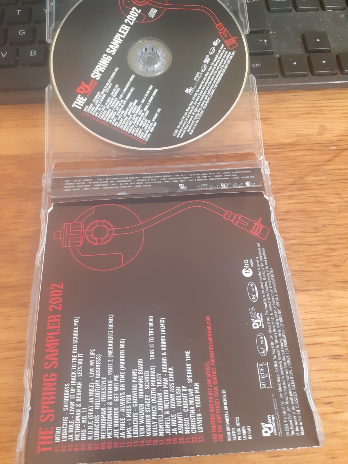 DEF JAM SPRING SAMPLER 2002 NEAR MINT PROMO CD JA RULE DMX ASHANTI ...