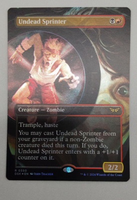 Undead Sprinter MTG DSK 0350 Rare Foil Extended Art NM 2024 | eBay