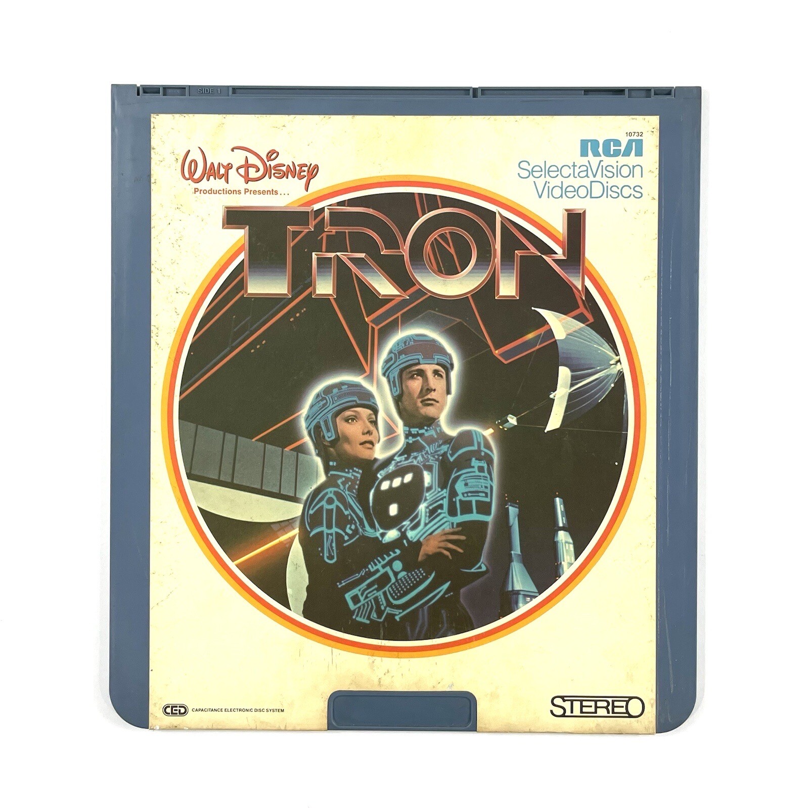 1983 Tron Walt Disney CED Video Disc Jeff Bridges Cindy Morgan Bruce ...
