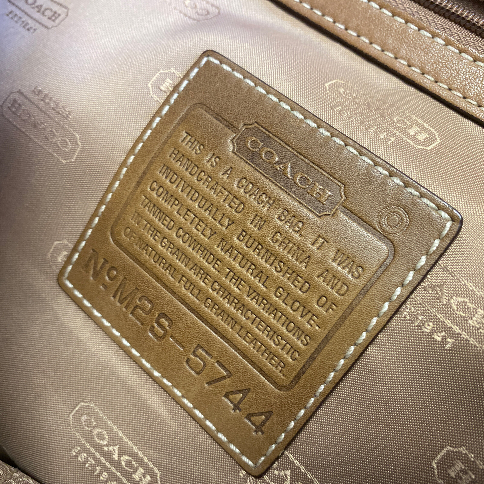 Vintage Coach Work Bag Messenger Olive Green Leather … - Gem