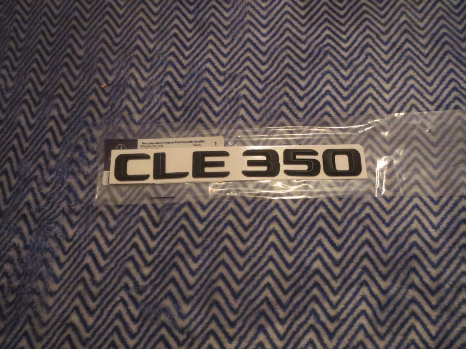 MERCEDES-BENZ MERCEDES BENZ CLE350 CLE 350 FENDER OR TRUNK EMBLEMS ...