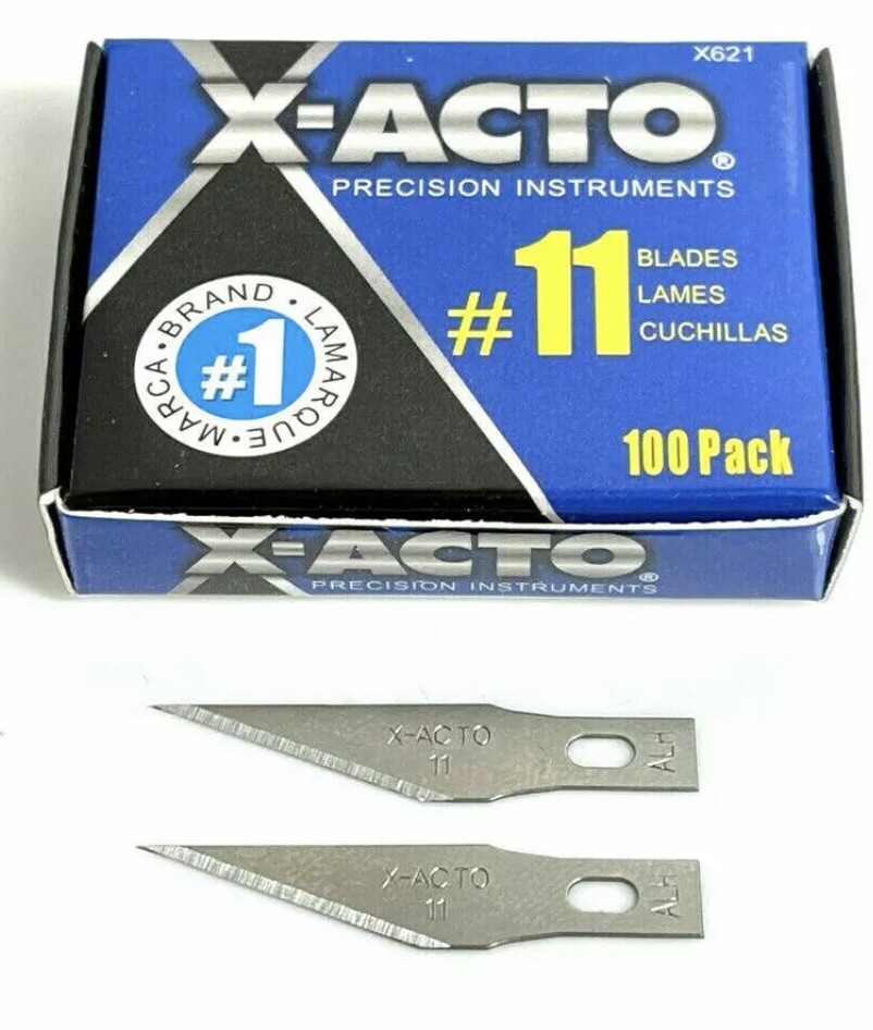 100 PCS Blades #11 Exacto Knife style for x-Acto Hobby For Multi Tool ...