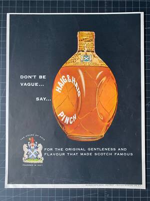 Vintage 1955 Haig & Haig Whiskey Print Ad | eBay