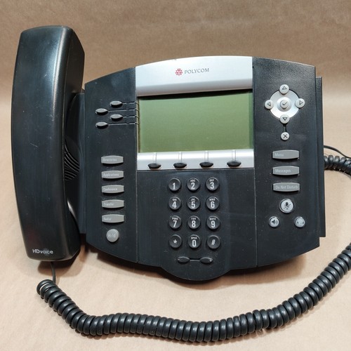 Polycom SoundPoint IP 550 SIP Business Phone w/power supply and net ...