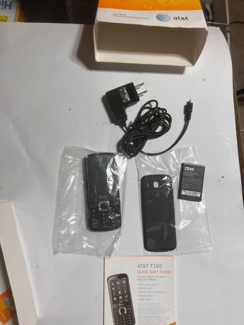 ZTE F160 - Black (AT&T) Cellular Phone for sale online | eBay