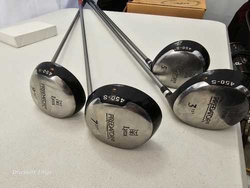Lynx Predator II 3 5 7 9 RH Golf Driver Set Graphite Shaft | eBay