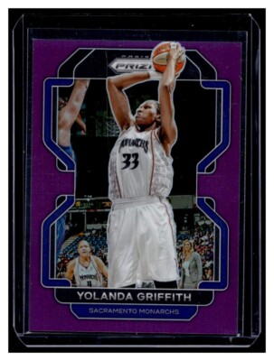 2022 Panini Prizm WNBA Yolanda Griffith Purple Prizm /99 #Sacremento ...