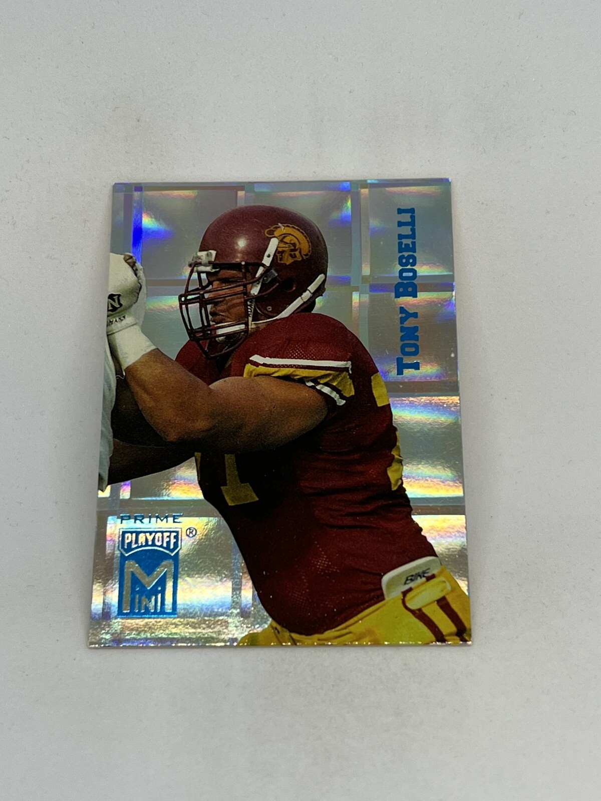 1995 Playoff Prime Mini Tony Boselli Rookie Card #186 - Jacksonville ...