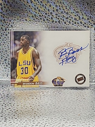BRANDON BASS 2005 PRESS PASS AUTHENTICS AUTOGRAPH LSU TIGERS Auto | eBay