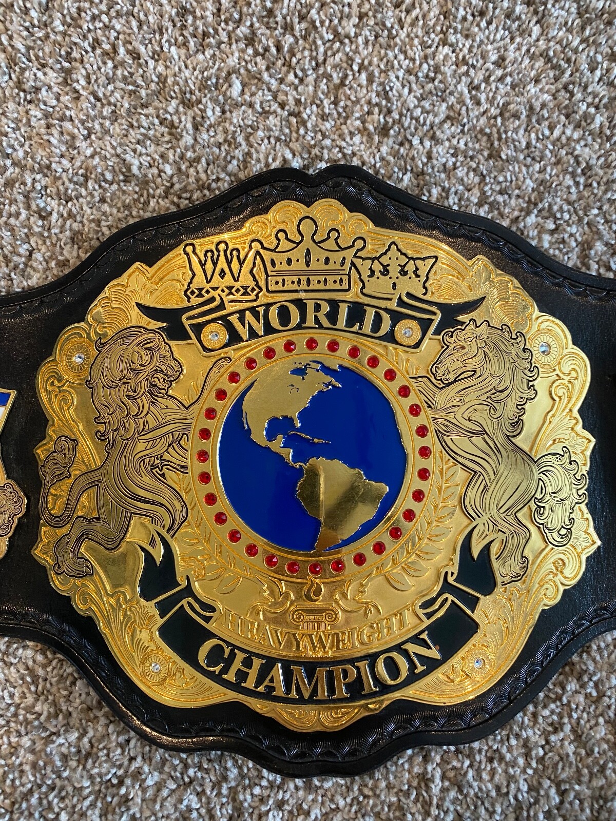 Real Wildcat World Championship Wrestling Belt | eBay